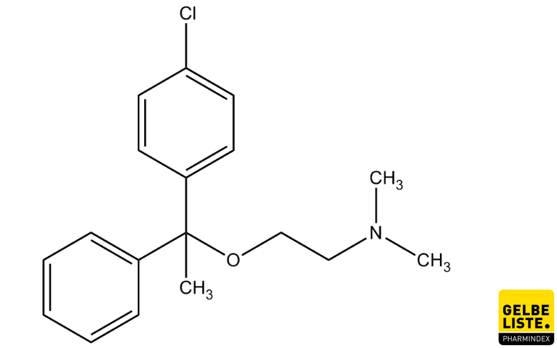 Chlorphenoxamin - Anwendung, Wirkung, Nebenwirkungen | Gelbe Liste