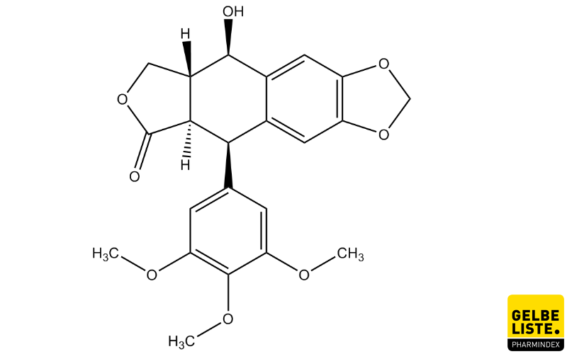 Podophyllotoxin - Anwendung, Wirkung, Nebenwirkungen | Gelbe Liste